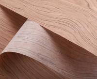 China Lacquer Free Non Woven Fabric Wood Veneer 0.1-0.5mm Thickness for Furniture Decoration for sale