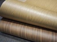 China Lacquer Free Non Woven Fabric Wood Veneer 0.1-0.5mm Thickness for Furniture Decoration for sale