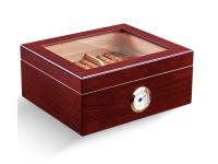 China Insect Control Spanish Cedar Wood Cigar Box / Cigar Case Moisturizing And Breathable for sale