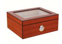 China Insect Control Spanish Cedar Wood Cigar Box / Cigar Case Moisturizing And Breathable for sale