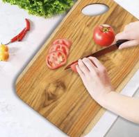 China Teak Wood Cutting Board Chopping Block 600x450x38mm Moisture Resistant Mosquito Proof OEM for sale