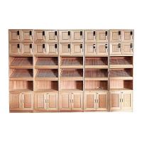 China Custom Solid Wood Cedar Cigar Room Cabinet 80-120 sq ft Constant Humidity for sale
