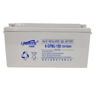 China LIRUISI Gel Valve Regulated Sealed Lead Acid Battery 12V 150Ah For UPS for sale