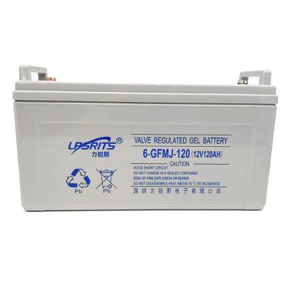 China LIRUISI 6-GFMJ-120Ah 12V120Ah valve sealed UPS lead-acid battery for sale