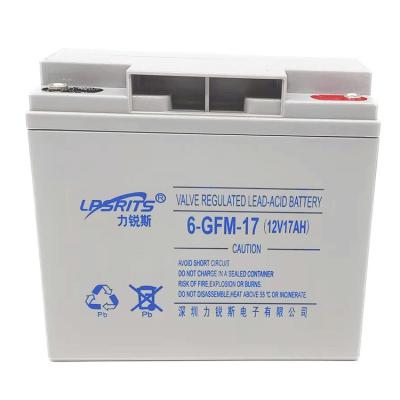 China LIRUISI 6-GFM-17Ah 12V17Ah valve sealed UPS lead-acid battery for sale