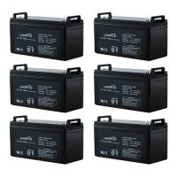 China LIRUISI communication battery 12V 200Ah valve regulated sealed lead-acid battery LC12-200 for sale