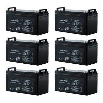 China LIRUISI communication battery 12V 200Ah valve regulated sealed lead-acid battery LC12-200 for sale