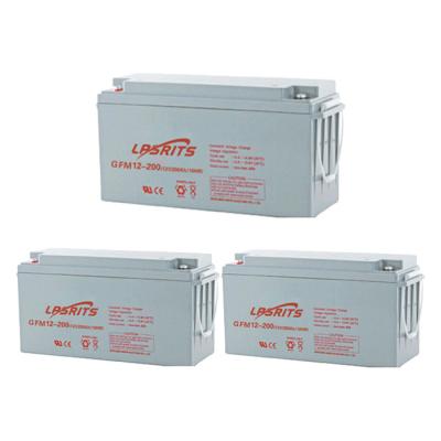 China Rechargeable Colloidal Lead Acid Battery Sealed 12V 17Ah LIRUISI GFM12-17 For UPS for sale