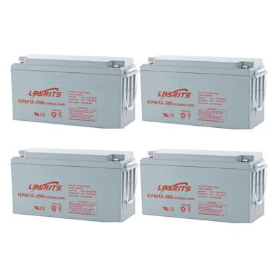 China LIRUISI UPS lead-acid battery 12V 50Ah colloidal sealed battery GFM12-50 for sale