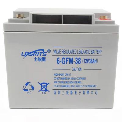 China 12v 38ah Vrla Ups Lead Acid Battery 6-Gfm-38ah Valve Regulated for sale