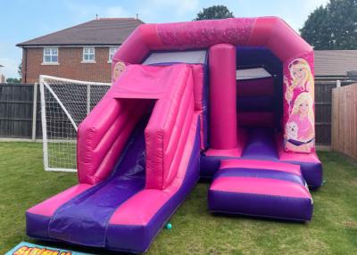 China Customized Size Inflatable Bouncer Combo Commercial Bouncing Castle And Slide Castle Bounce House With Slide for sale