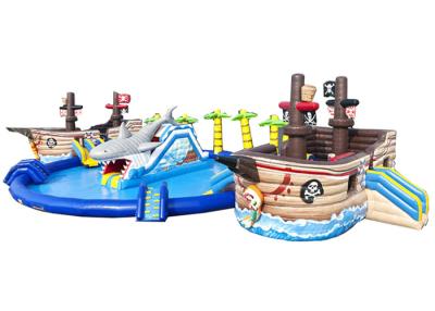 China Summer 0.55mm PVC giant Water Park Inflatables 30-200 People Capacity for sale