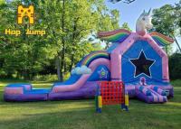 China Garden Combo Bounce House Water Slide Inflatable Bouncer Combo for sale