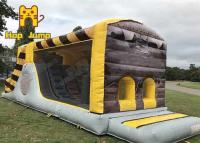 China Interesting 100 Ft Inflatable Obstacle Course Party Rentals Waterproof for sale
