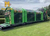 China HOP JUMP Water Bounce House Obstacle Course 2000N/50mm With Blower for sale