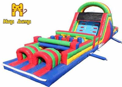 China Playground Inflatable Assault Course Bounce House Slide Combo EN71 for sale