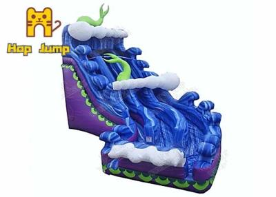 China Polyvinyl Chloride Wet Dry Inflatable Water Pool Slide Fireproof for sale
