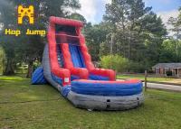 China Outdoor 0.55mm Polyvinyl Chloride Inflatable Water Slide For Teenagers for sale