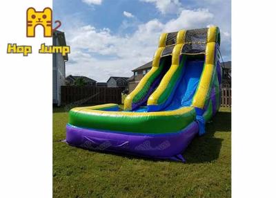 China 8x4m Adult Size Inflatable Water Slide Inflatable Water Games For Children Adults for sale