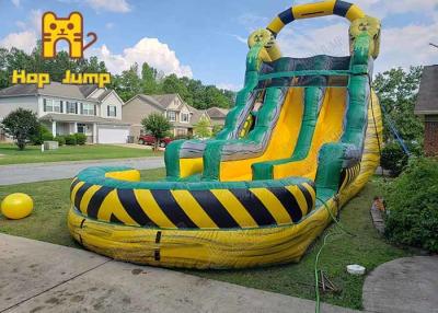 China Big Size Double Slide Pvc Inflatable Water Slide For Summer Outdoor Amusement for sale