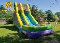 China Floating Inflatable Water Slide Children Outdoor Floating Bouncer Castle Games Toy for sale