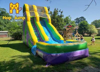 China Floating Inflatable Water Slide Children Outdoor Floating Bouncer Castle Games Toy for sale