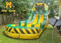 China OEM ODM Residential Inflatable Water Slides City Bounce Jumpers 4mx8m for sale