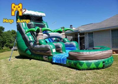 China Triple Stitched Pool Water Slide Inflatable For Toddlers 18 Ft for sale