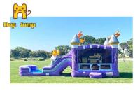 China 0.55mm Polyvinyl Chloride Jump Bounce House UV Protective Outdoor Jumping Castle for sale