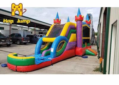 China Playground 14x14 Inflatable Bouncer Combo Fun City Jumping Balloon Bouncer for sale