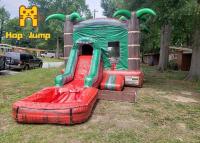 China 2000N/50mm PVC Tarpaulin Inflatable Bouncer Combo With Slide for sale
