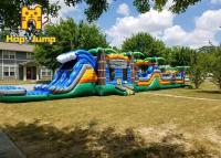 China Large 0.55mm PVC Jumping Castle Combo 5x9m Commercial Grade for sale