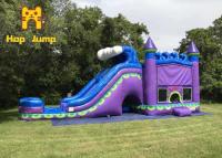 China Kids Outdoor Summer Playing Inflatable Bouncer Combo With Water Slide for sale