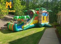 China Colorful Palm Tree Inflatable Bouncer Combo Wholesale Kids High Quality for sale