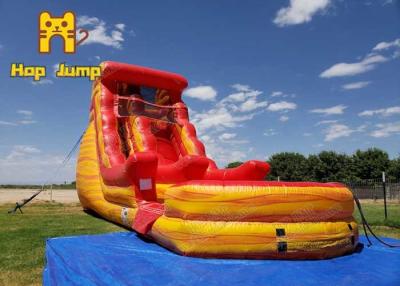 China 10m Inflatable Water Slide Adult Size Jumping Bouncy Inflatable Slide For Summer Water Game for sale