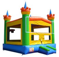 China Moonwalk PVC Inflatable Jumping Bouncer Playing House For Toddlers for sale