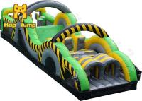China Amusement Park Inflatable Obstacle Course 10M Assault Course Bouncy Castle for sale