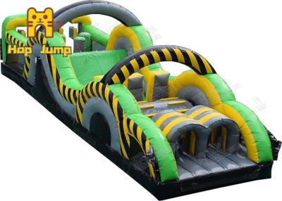 China 0.55mm PVC Inflatable Obstacle Course Bounce House For Adults for sale