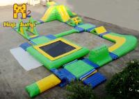 China Adults Amusement Inflatable Water Park With Slides Fire Proof for sale