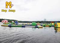 China 14 Years Children Water Park Inflatables With Giant Obstacle Course HOP JUMP for sale