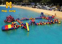 China HOP JUMP Floating Inflatable Water Park For Toddlers Easy Install for sale