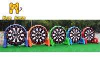 China 1000D PVC Inflatable Sport Game Giant Inflatable Kickball Dartboard for sale