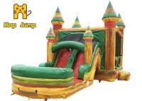 China HOP JUMP Big Water Slide Inflatable Bouncer Combo CE EN-71 for sale