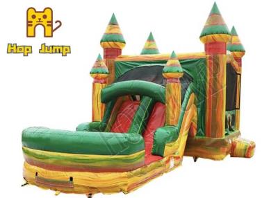 China HOP JUMP Big Water Slide Inflatable Bouncer Combo CE EN-71 for sale