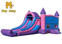 China Kids Commercial PVC Inflatable Bouncer Combo With Water Slides for sale