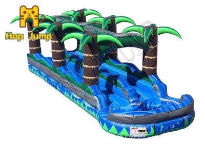 China Carnival Inflatable Moonwalk Water Slide Rentals 8M 10M Digital Printing for sale