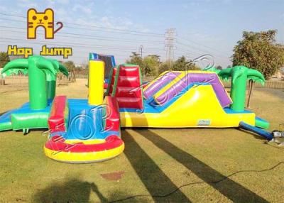 China OEM ODM 100 Ft Inflatable Obstacle Course For Adults Rental for sale