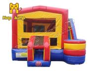 China Sports Park Princess Bouncy Castle With Slide Flame Retardant CE SGS for sale
