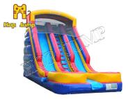 China Funny Popular Inflatable Blow Up Slip And Slide Fireproof Anti UV EN14960 for sale
