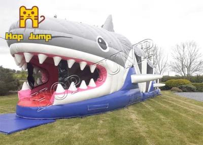 China Outdoor Kids Inflatables Shark Inflatable Playground Bounce House Combo for sale